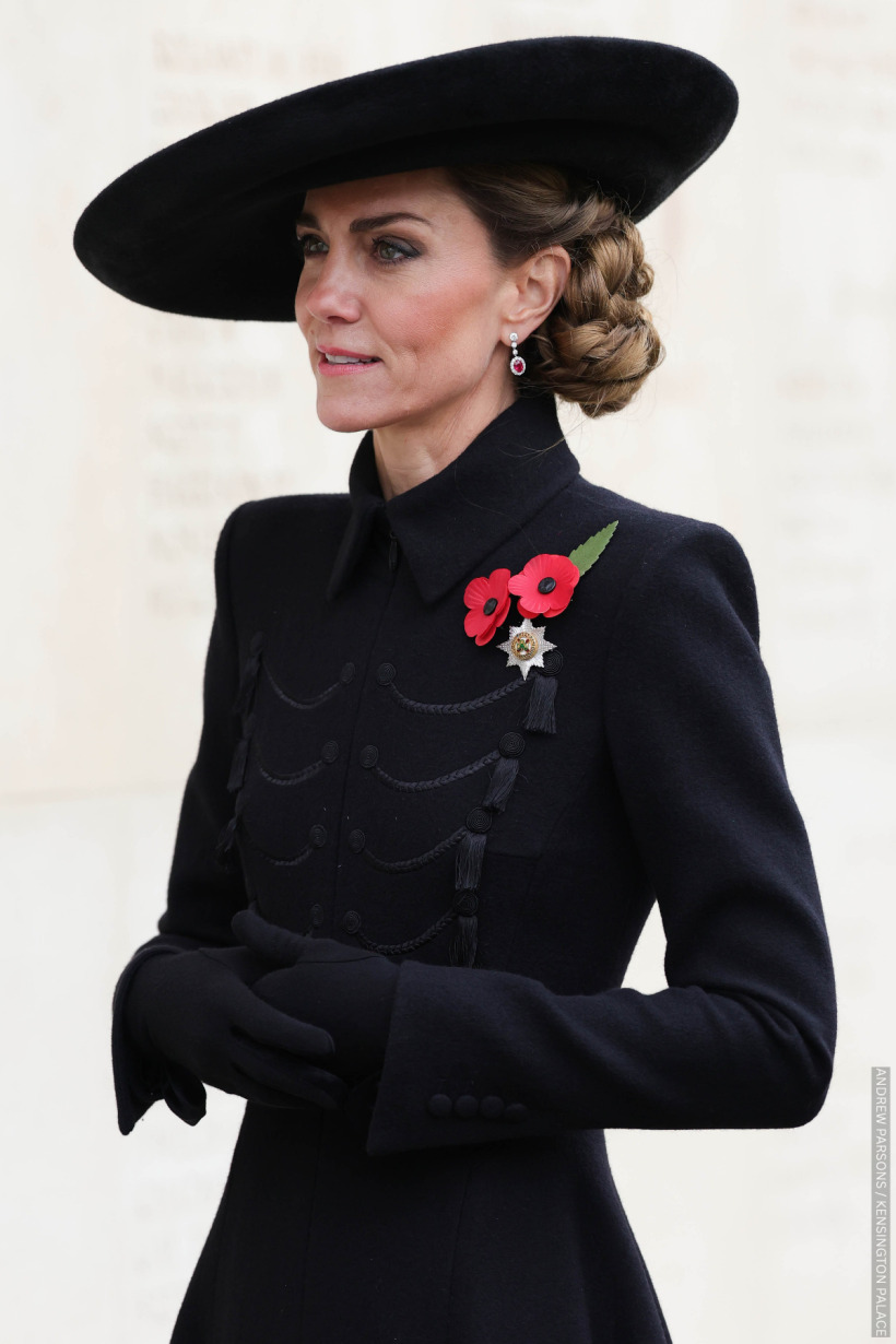 Every Detail of Kate Middleton’s Elegant Black Look for the Remembrance ...