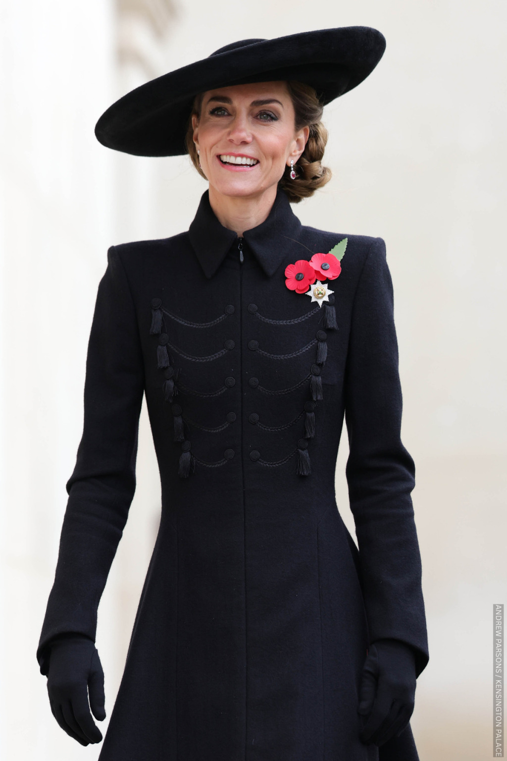 Every Detail of Kate Middleton’s Elegant Black Look for the Remembrance ...