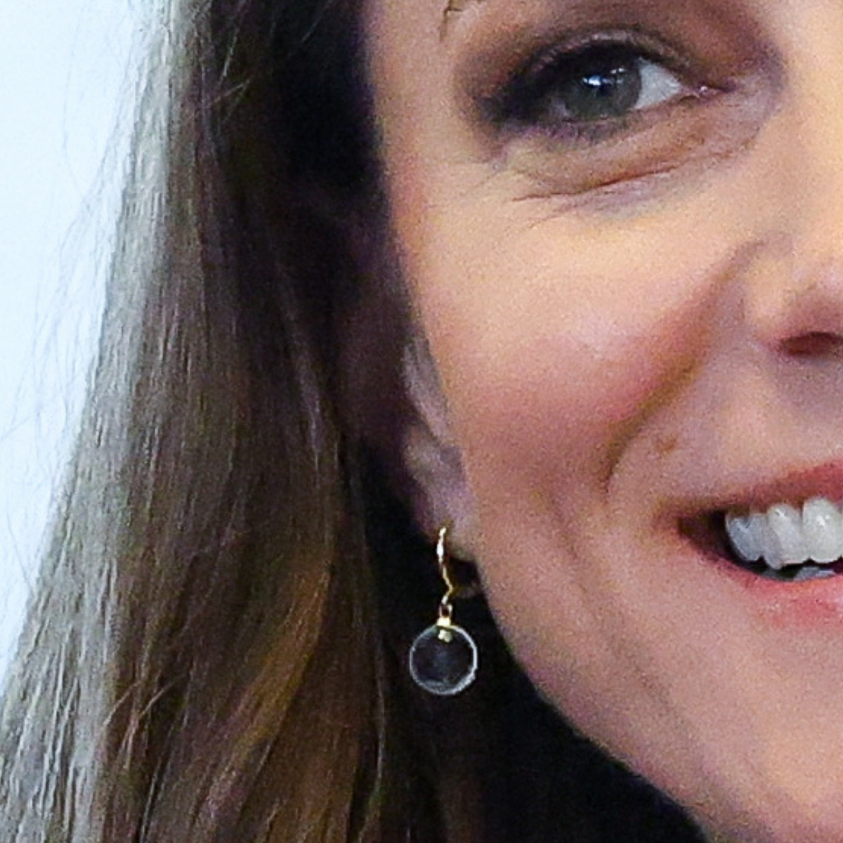 Kate Middleton in blue and brown tailoring for engagement on her 15th ...