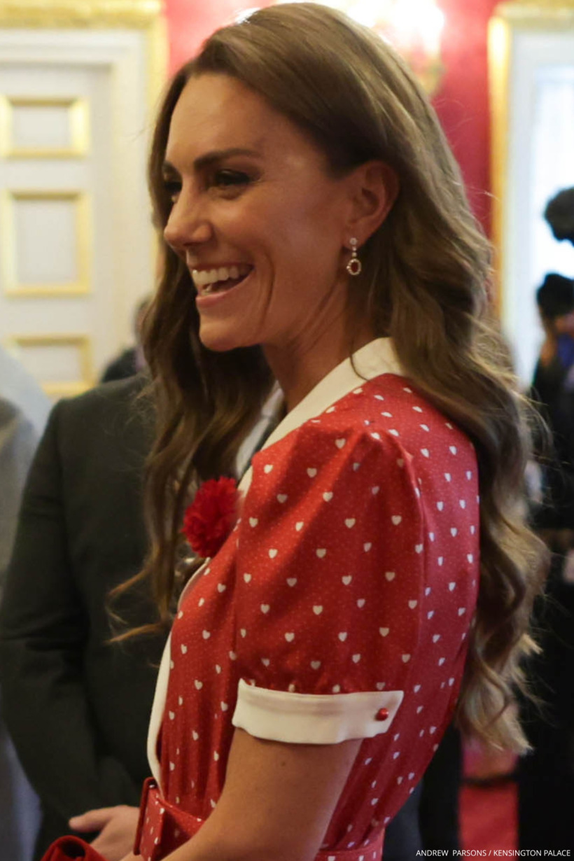 Kate Middleton Debuts Bold New Designer Look at Cancer Reception