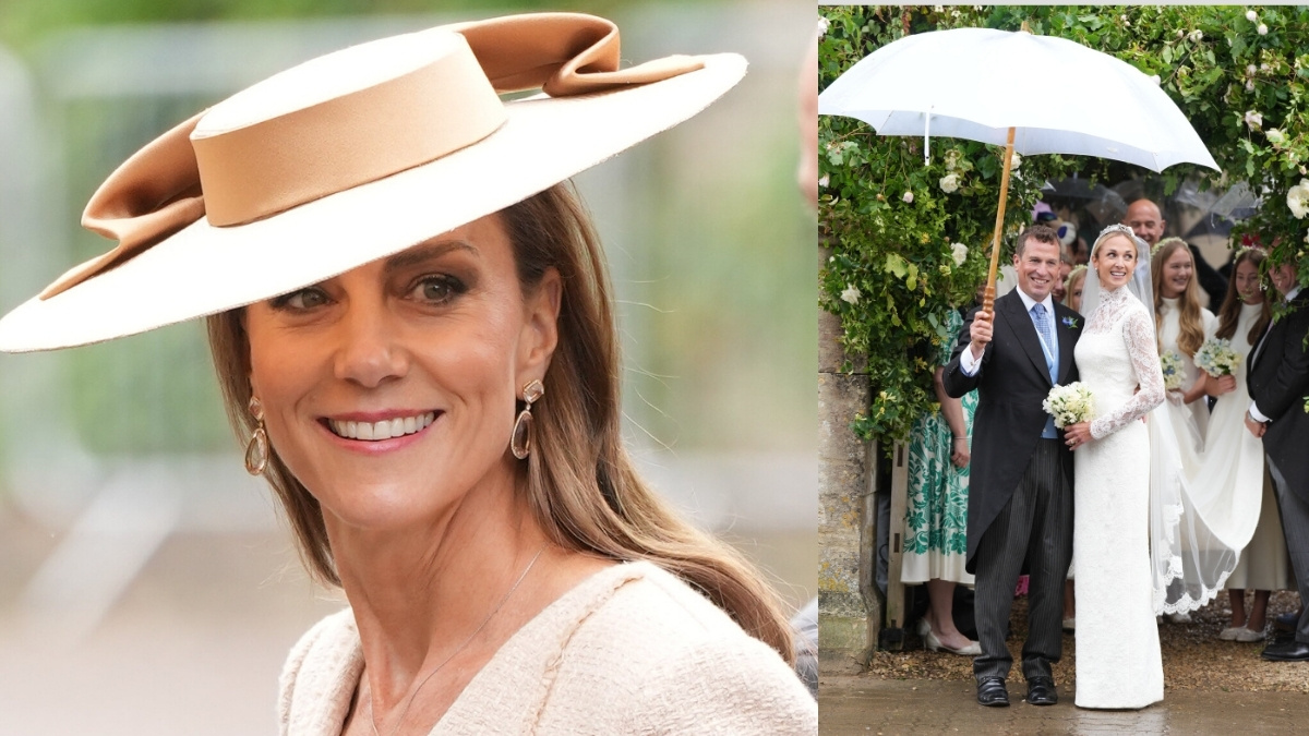 Kate Middleton in Subtle-Yet-Striking Neutral Look for Peter Phillips ...